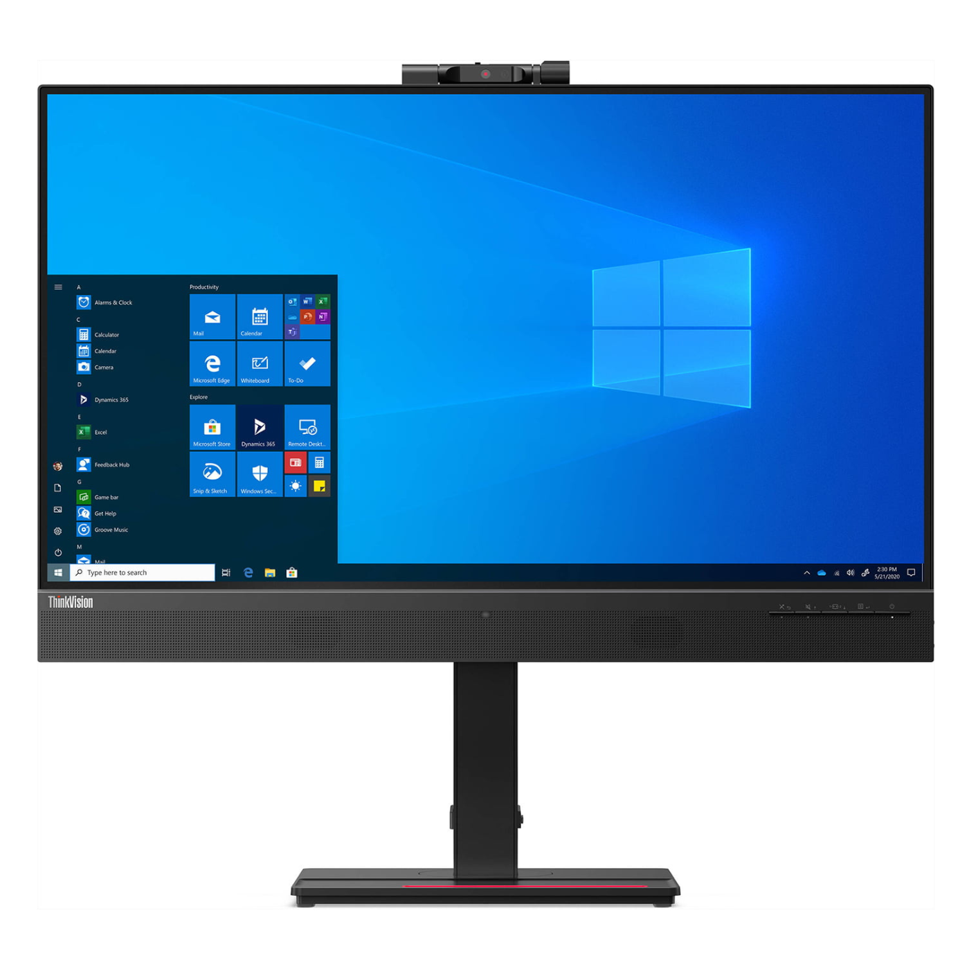 Lenovo ThinkVision T27hv-20 27 Inch QHD USB-C-Docking Monitor For Video ...